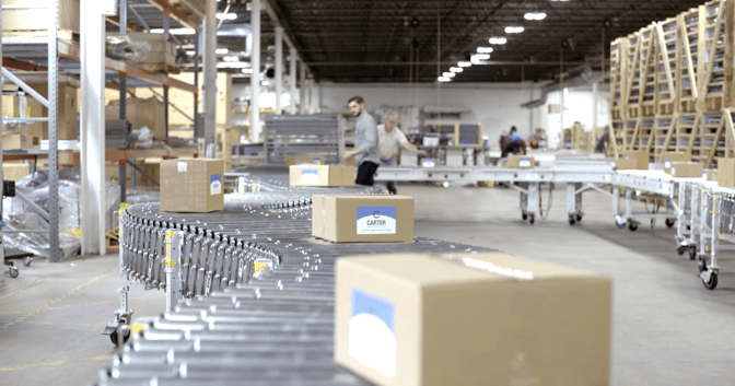 Expandable and Flexible MDR Conveyor - CarterFlex™